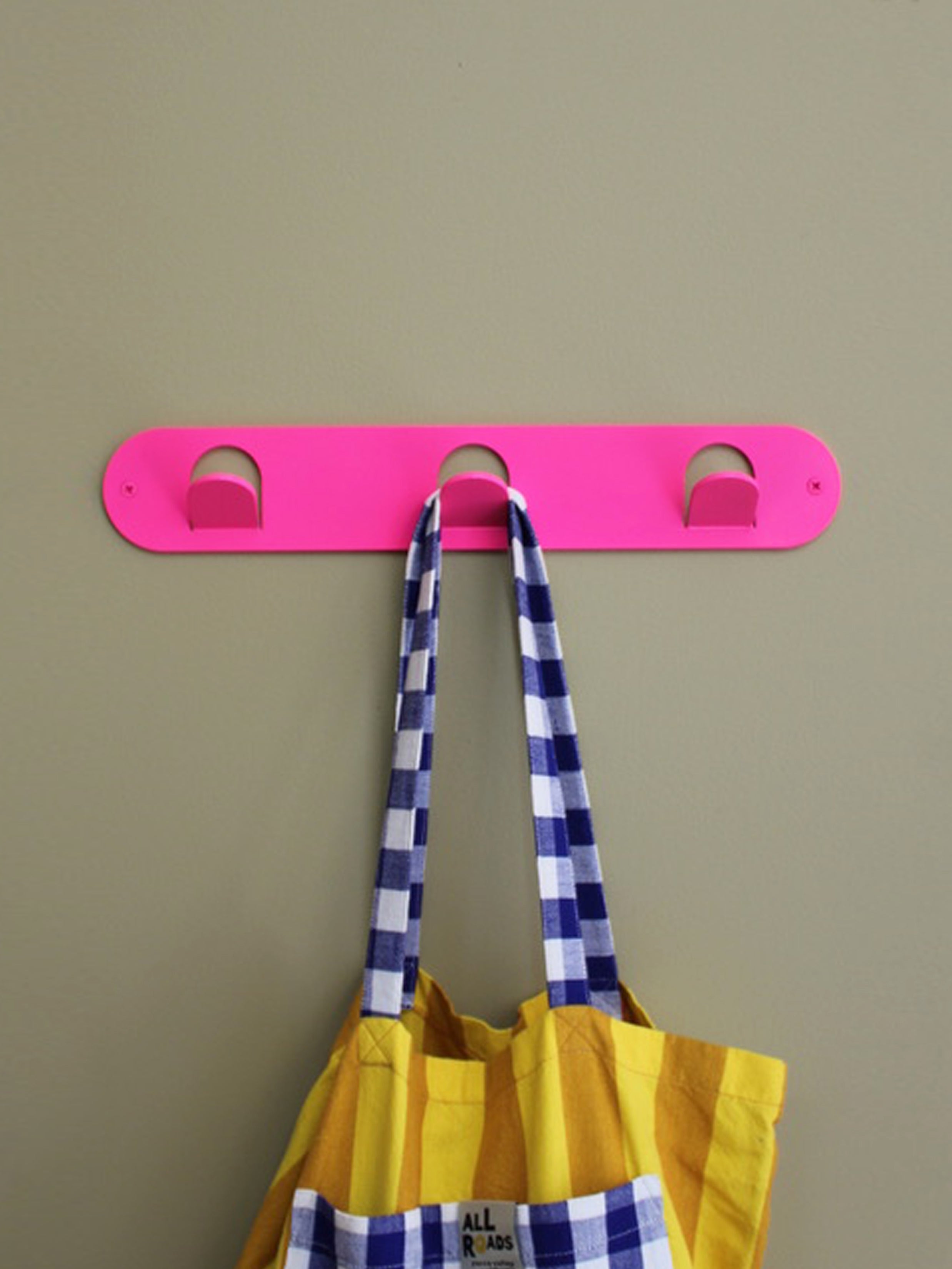 Triple Tab Hook - Fluro Pink Gloss – All Roads